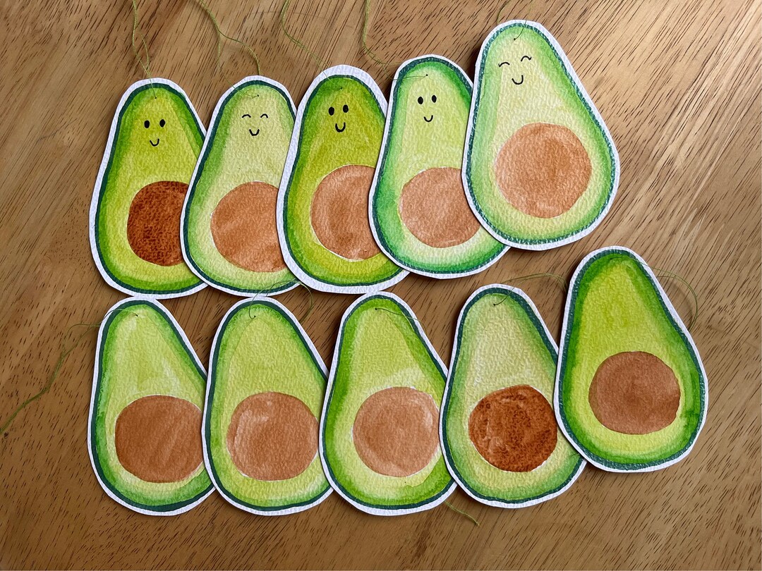 Avocado Gift Tags - Etsy