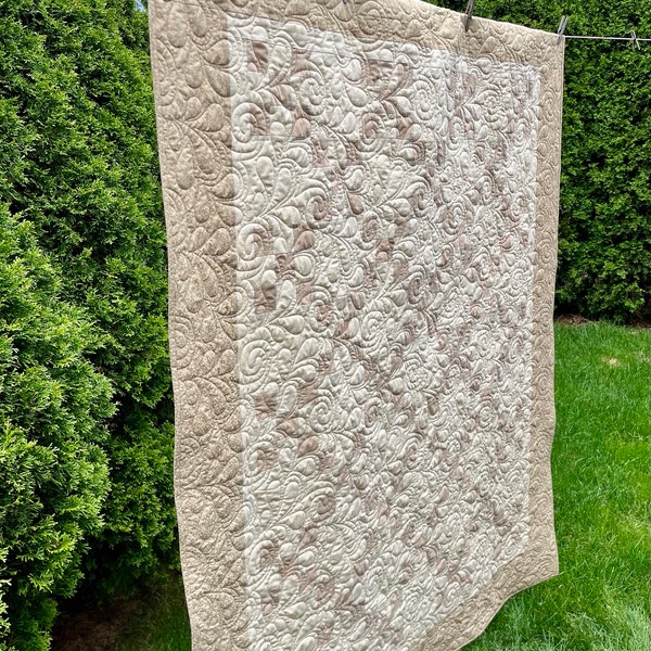 Beige Quilt - Etsy