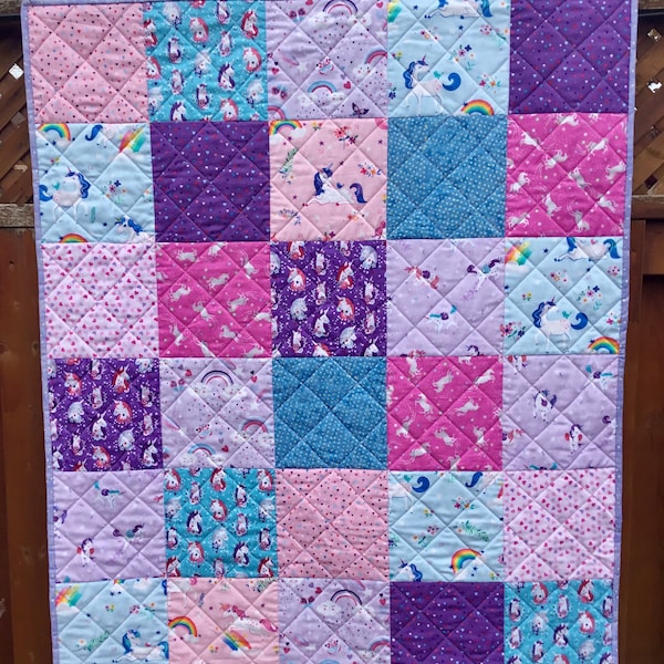 Unicorn Quilt Pattern - Etsy