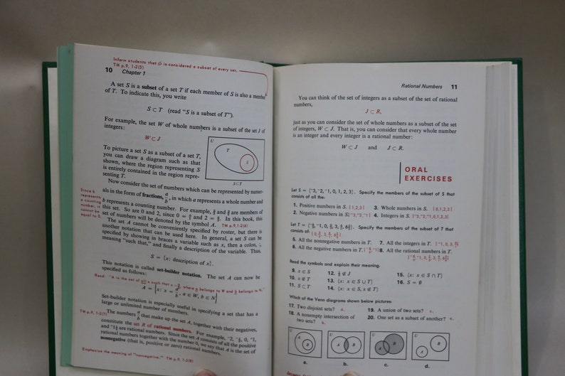 Math Textbook School Books Hardcover Mathematics Stacked Books ...