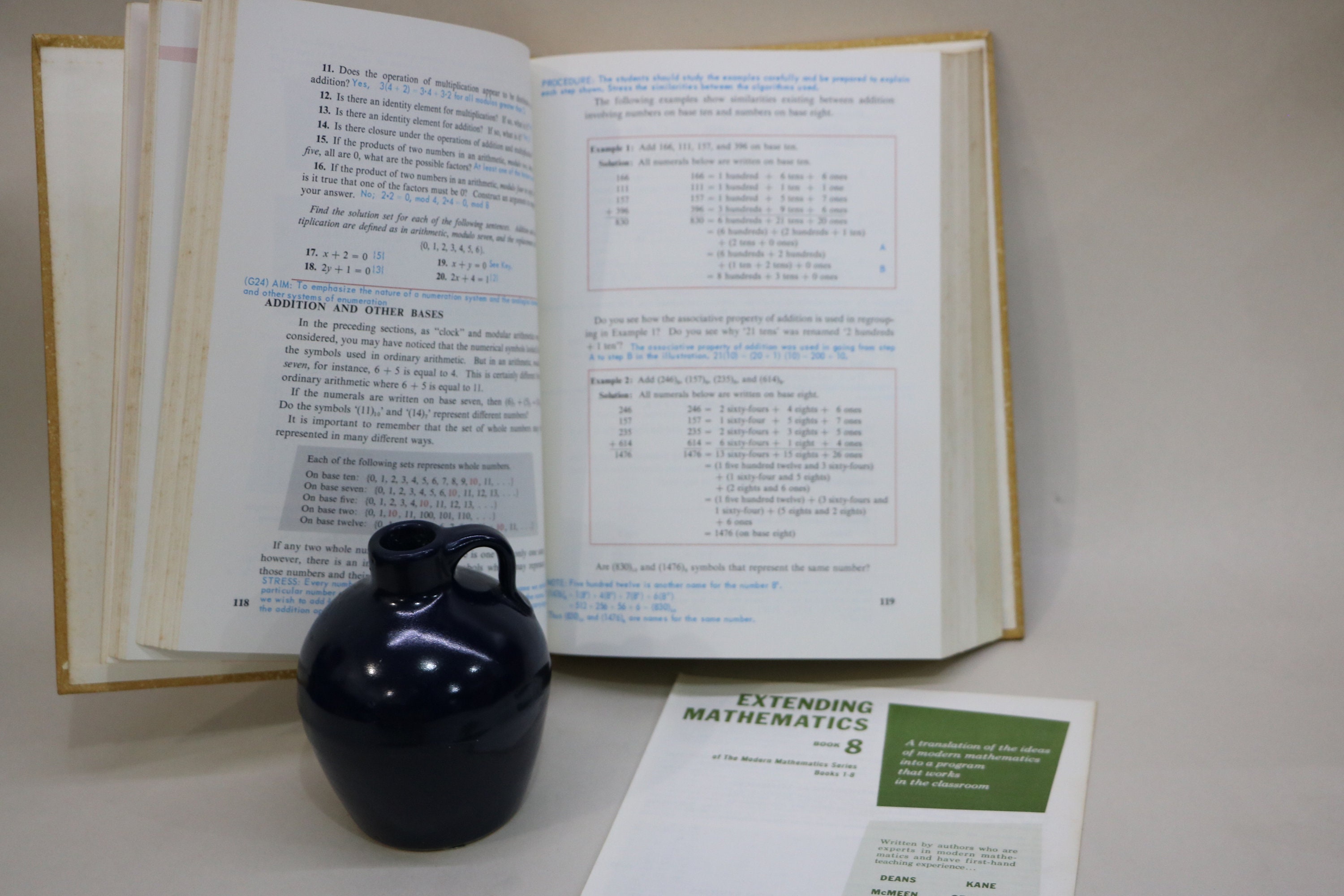 Math Textbook School Books Hardcover Mathematics Stacked Books Teacher ...