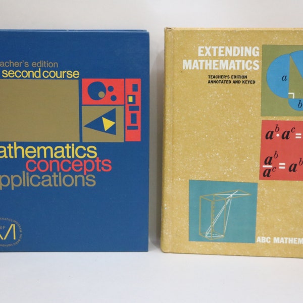 1970s Math Book - Etsy