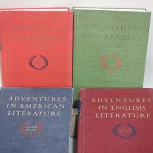 Vintage English Reader Books - Adventures for Readers & Adventures in ...