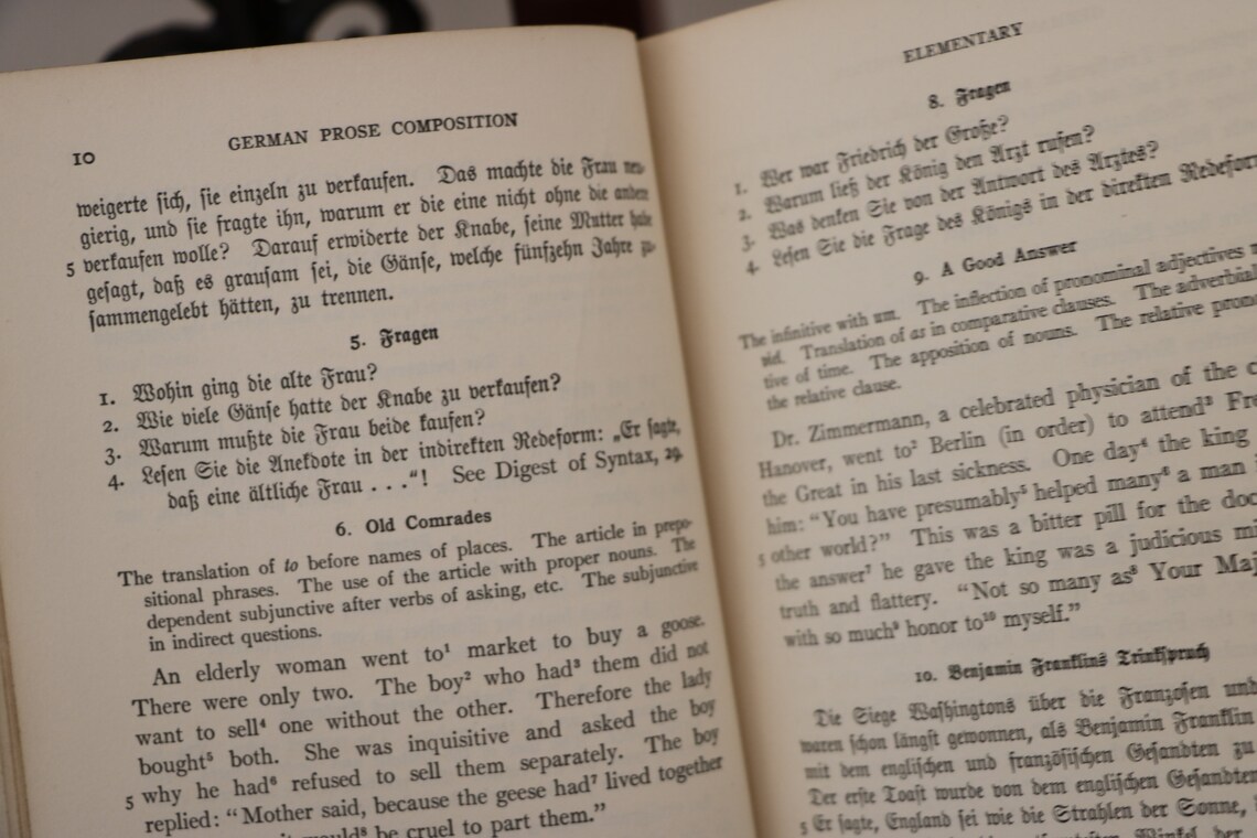 German School Books Lot of 3 Beginner's German Prose - Etsy