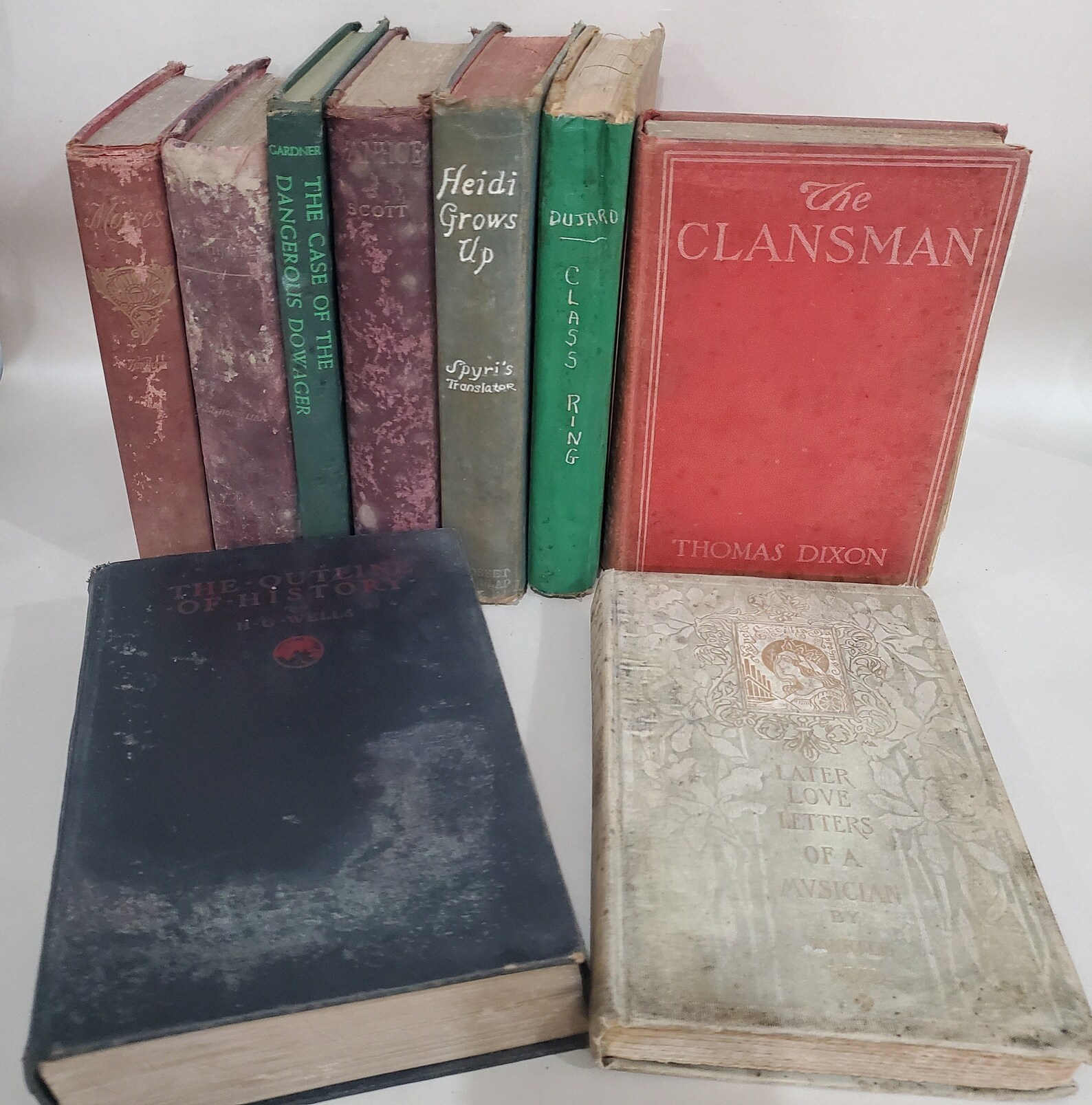 8 Random Damaged Vintage 1900's Books Hardcover Book Lot - Etsy