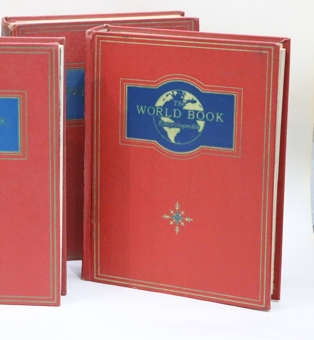1950's the World Book Encyclopedia Annual Supplements- Lot of 3 Books W ...