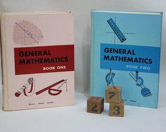 Vintage Math Books | Etsy