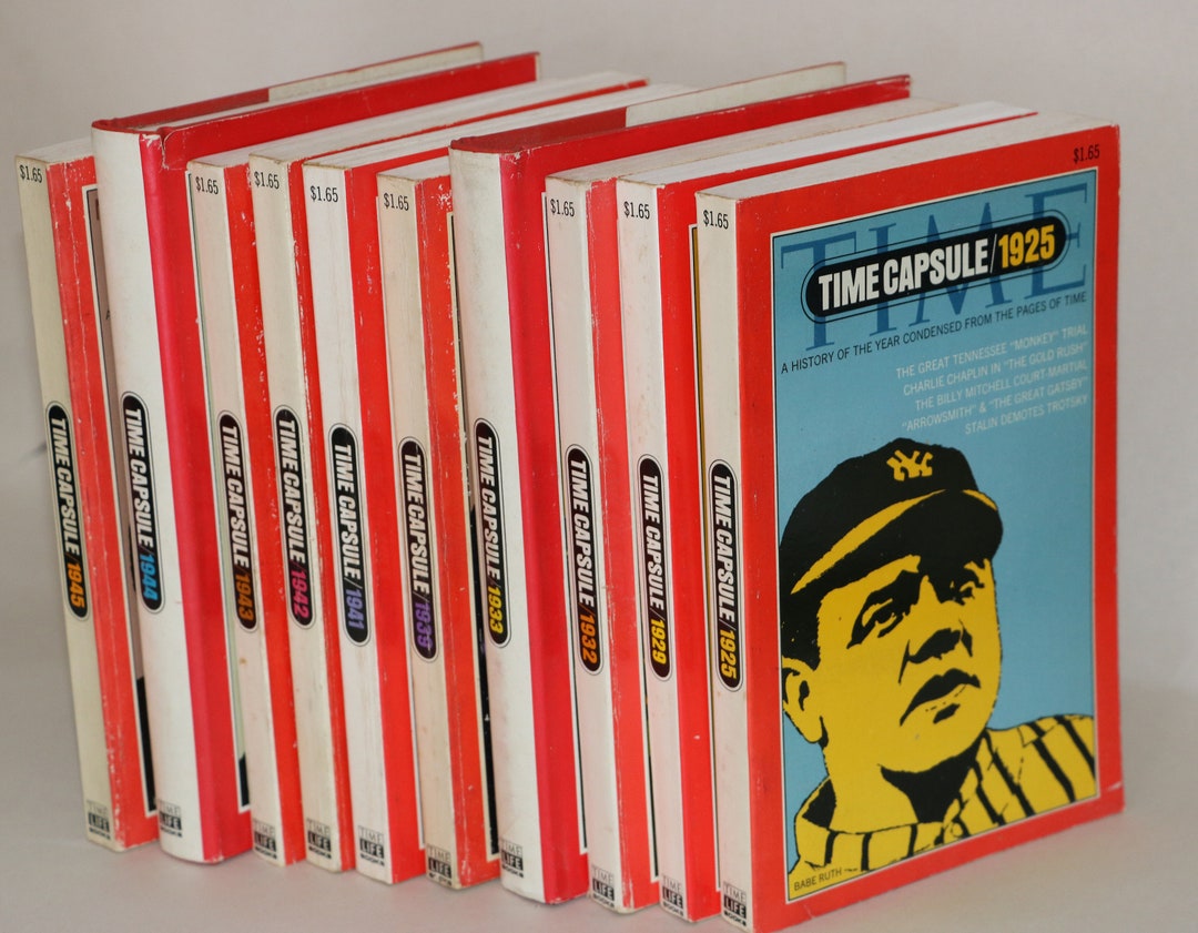 Time Capsule Time Life Books 10 Mixed Lot 1925-1945 - Etsy