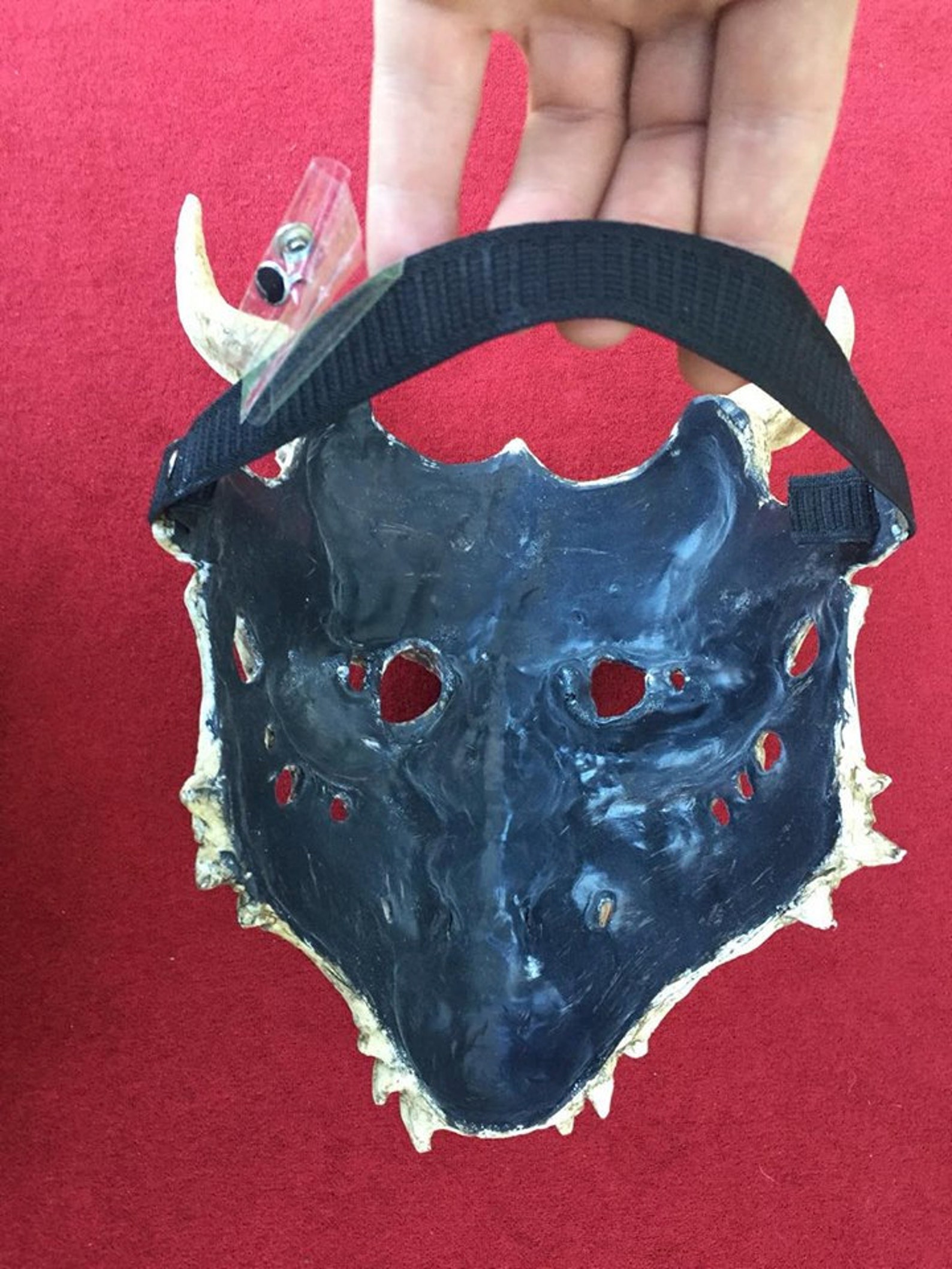 Pre-order Oni Skull Mask/demon Skull/ Horror Halloween, Costume, Mask ...