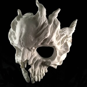 Dark Forest Nymph Skull Hard Resin Mask, Skull Mask, Forest Spirit Mask ...