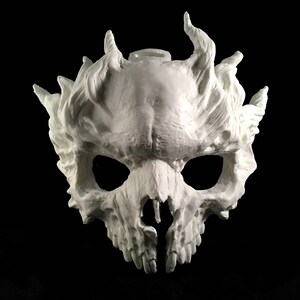 Dark Forest Nymph Skull Hard Resin Mask, Skull Mask, Forest Spirit Mask ...