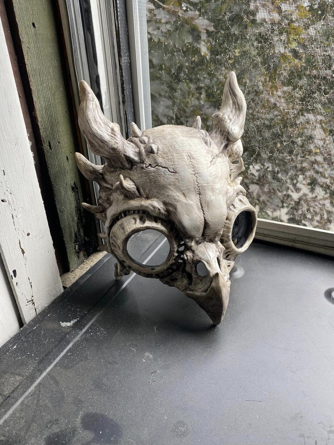 Made to Order Owl Skull Mask, Owl Mask, Birdskull, Costume Design ...