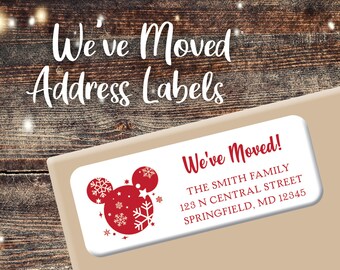 Mickey Mouse Address Labels | Etsy