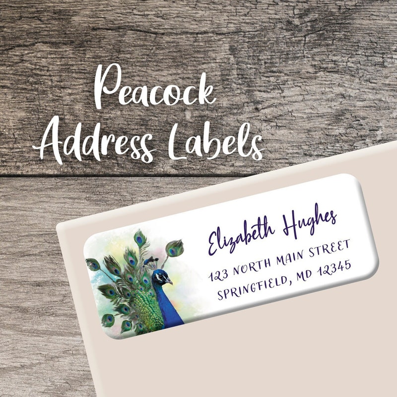 Peacock Stickers - Etsy