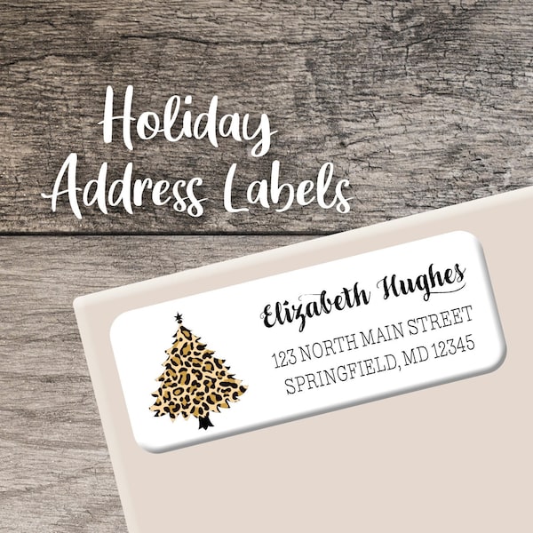 Leopard Labels - Etsy