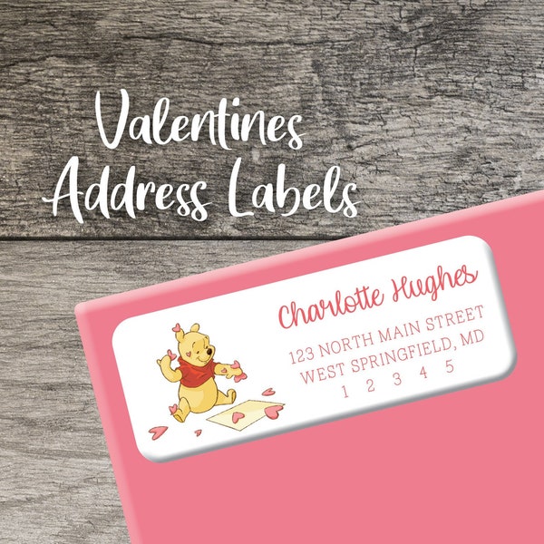 Pooh Bear Return Labels - Etsy