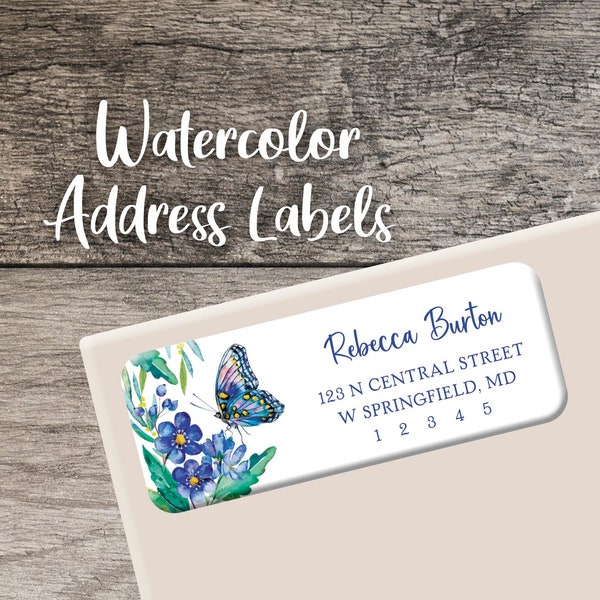 Butterfly Label - Etsy