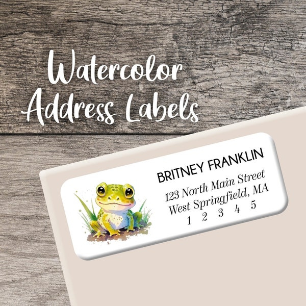 Frog Labels - Etsy