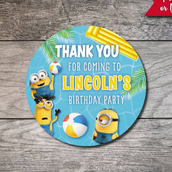 Minion Pool Party - Etsy