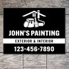 Power Washing Yard Sign, Coroplast Sign With Metal H-stake, Double ...