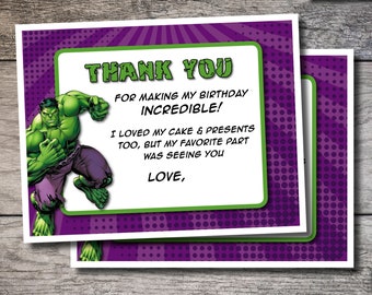 Super Hero Thank You - Etsy