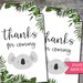 Koala Bear Birthday Thank You Tag First Koala Birthday Favor | Etsy