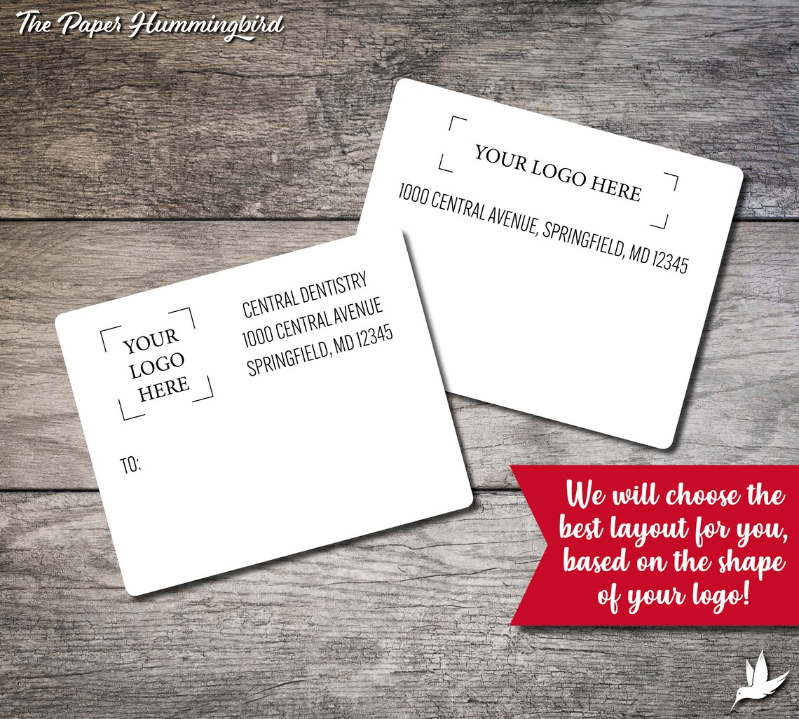 Logo Shipping Labels Custom Shipping Sticker Personalized - Etsy