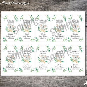 Koala Bear Thank You Tag, Koala Baby Shower Favor Tags, Baby Koala ...