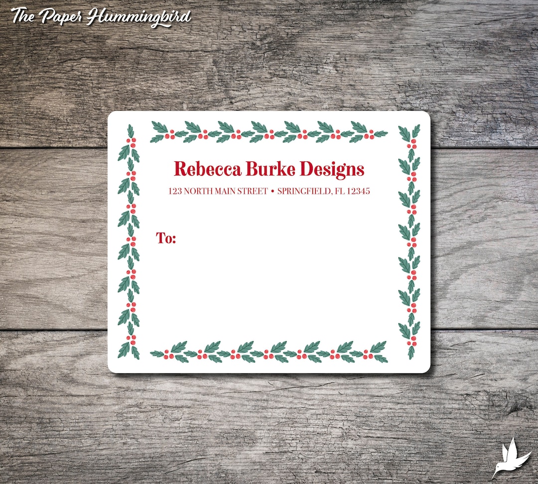 Shipping Labels, Custom Shipping Stickers 003, Personalized Label ...