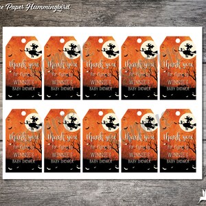 Hocus Pocus Thank You Tag Halloween Party Thank You Tags - Etsy