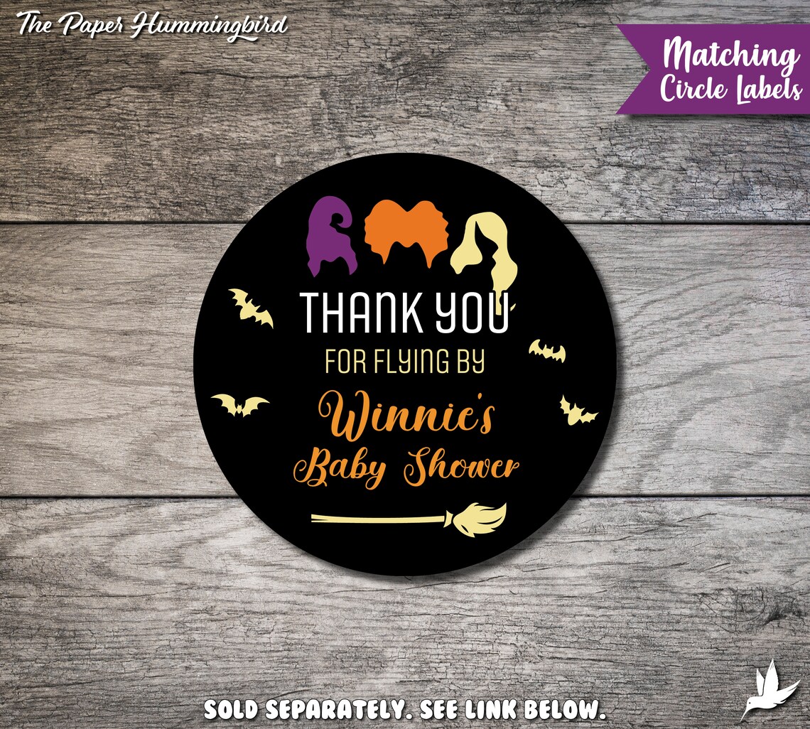 Hocus Pocus Baby Shower Invitation, Halloween Invitation, Hocus Pocus ...