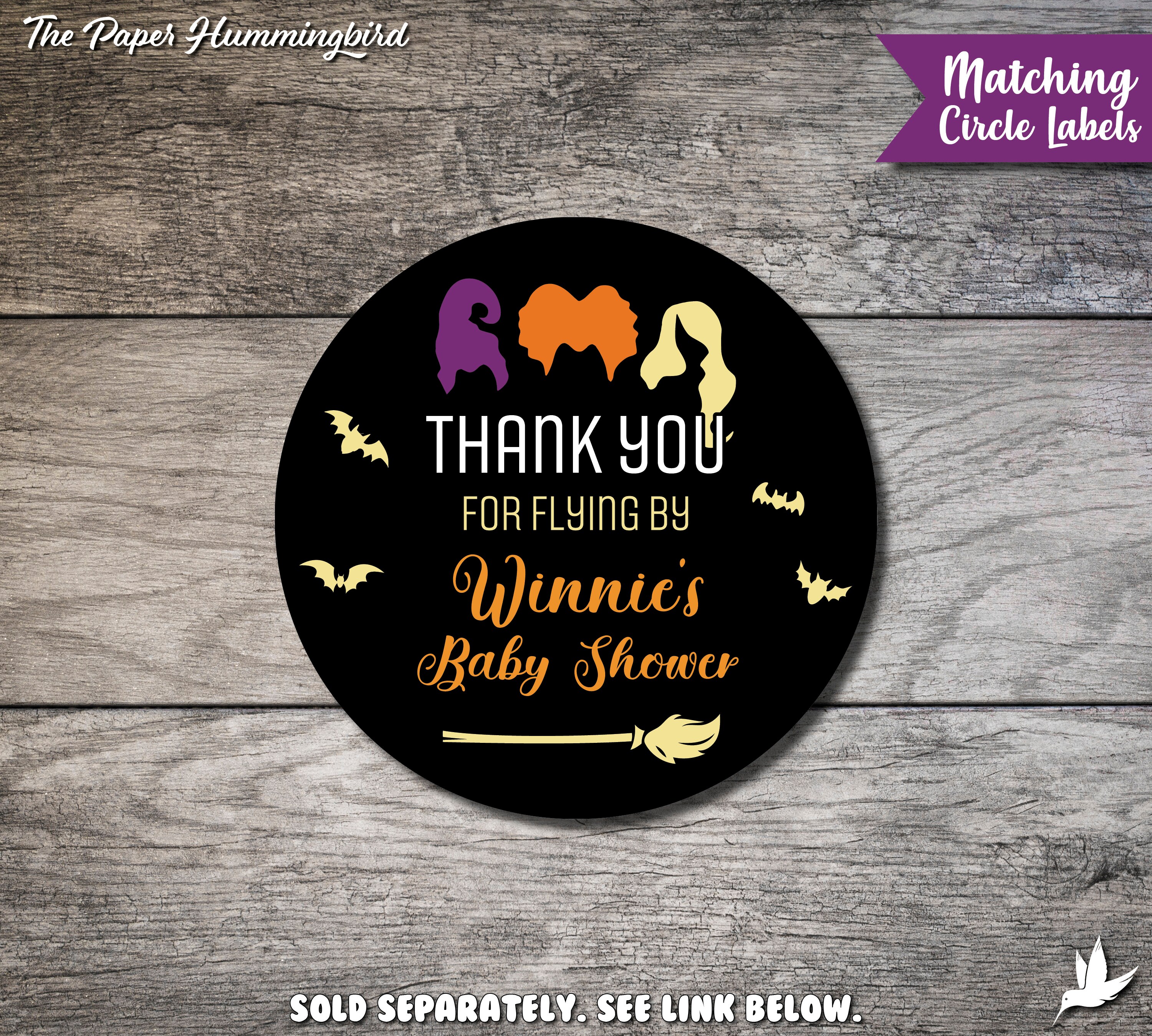 Hocus Pocus Baby Shower Invitation, Halloween Invitation, Hocus Pocus ...