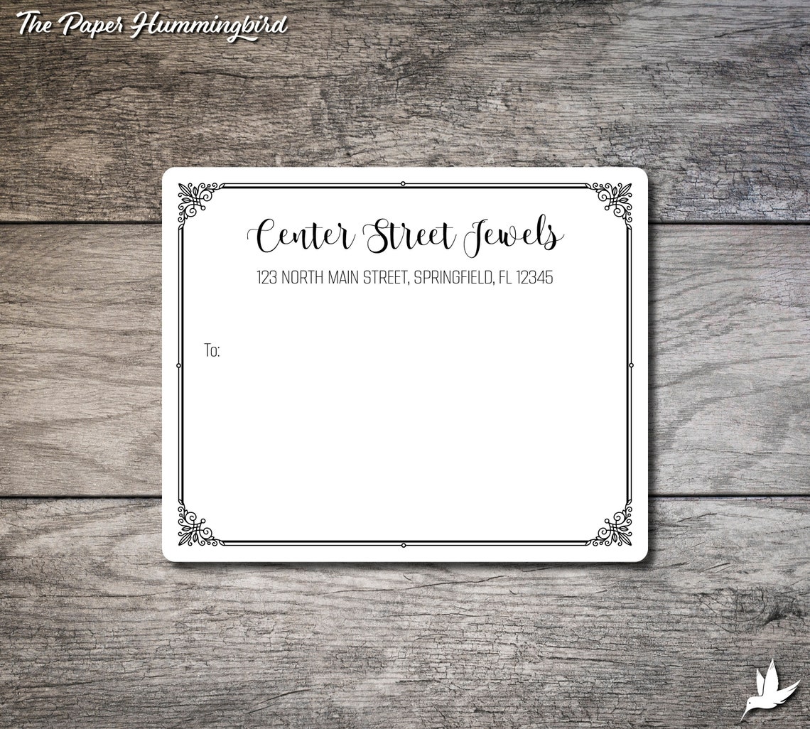 Shipping Labels Custom Shipping Stickers 003 Personalized - Etsy