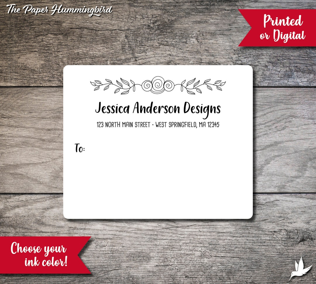 Shipping Labels, Custom Shipping Stickers 013, Personalized Label ...