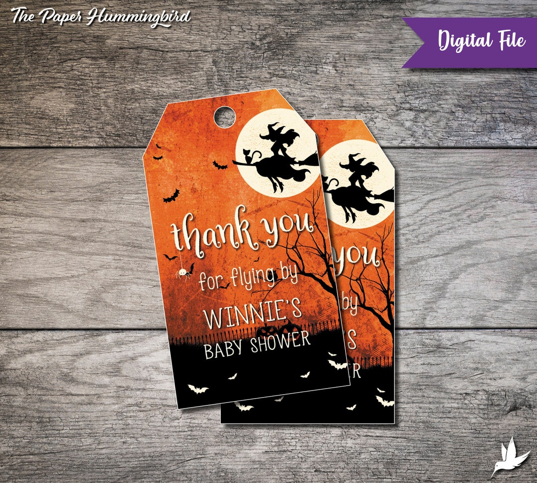 Hocus Pocus Thank You Tag Halloween Party Thank You Tags - Etsy