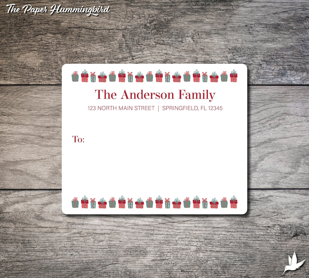 Shipping Labels, Custom Shipping Stickers 002, Personalized Label ...