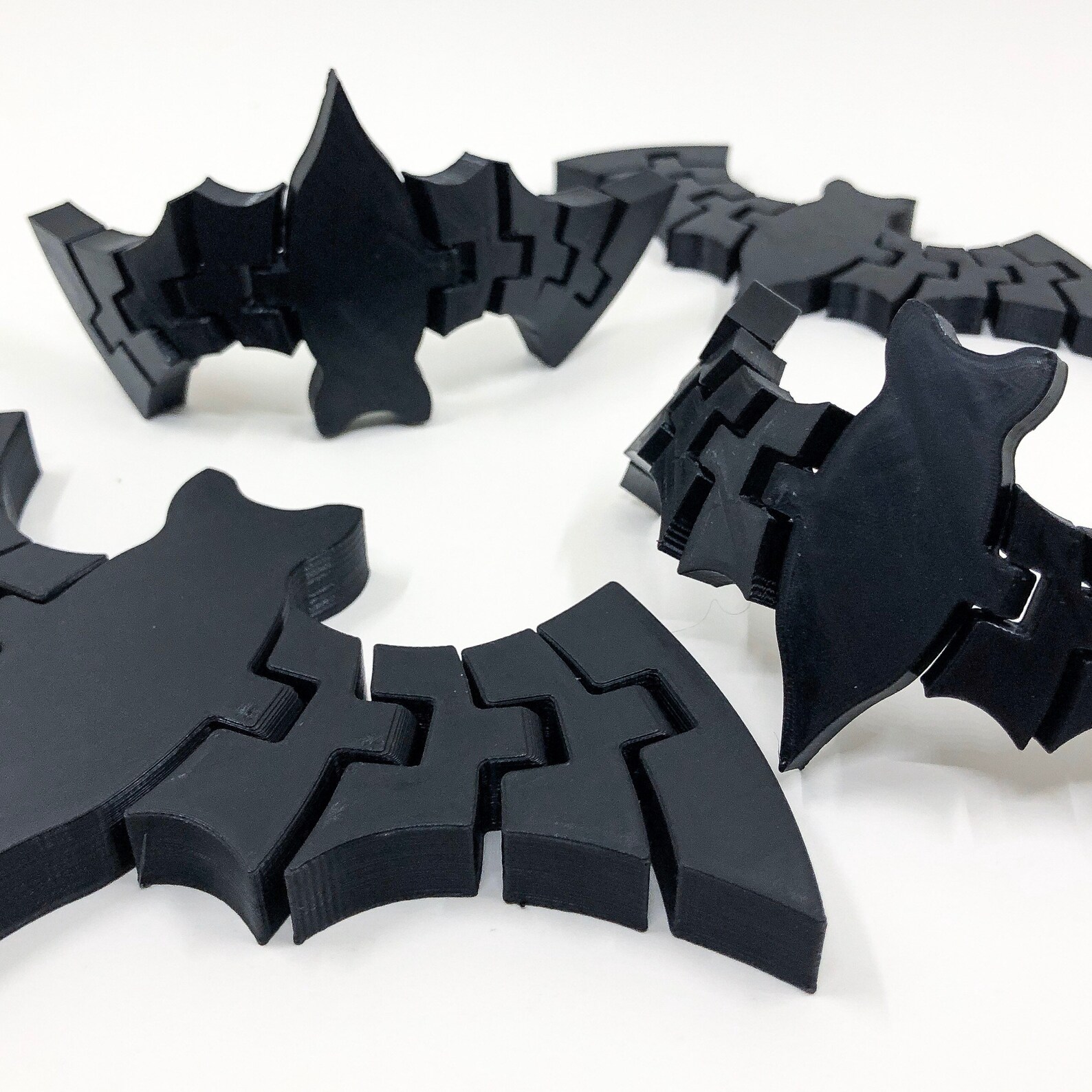Articulating Basic Black Bats two-sizes - Etsy