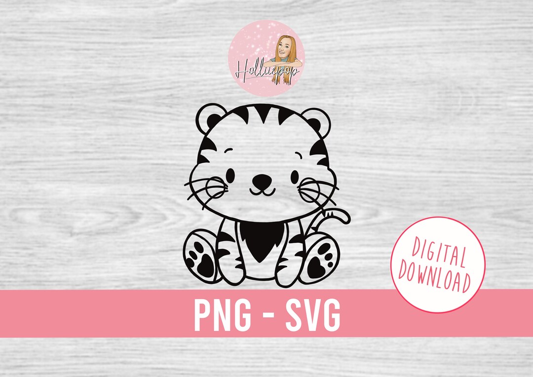 Tiger - SVG/PNG Files - Jungle Animal Designs - Etsy