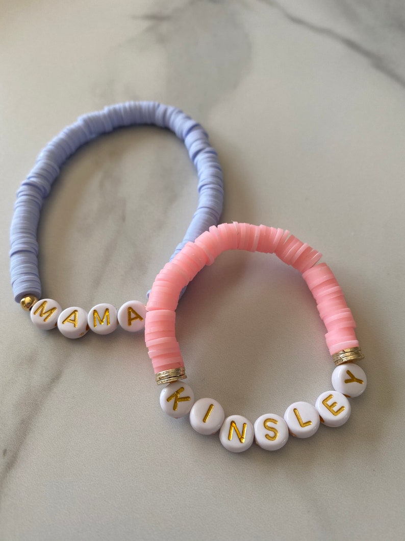 Mother's Day Gift Custom Bracelet Beaded Bracelet | Etsy