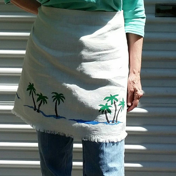Hand Painted Apron - Etsy