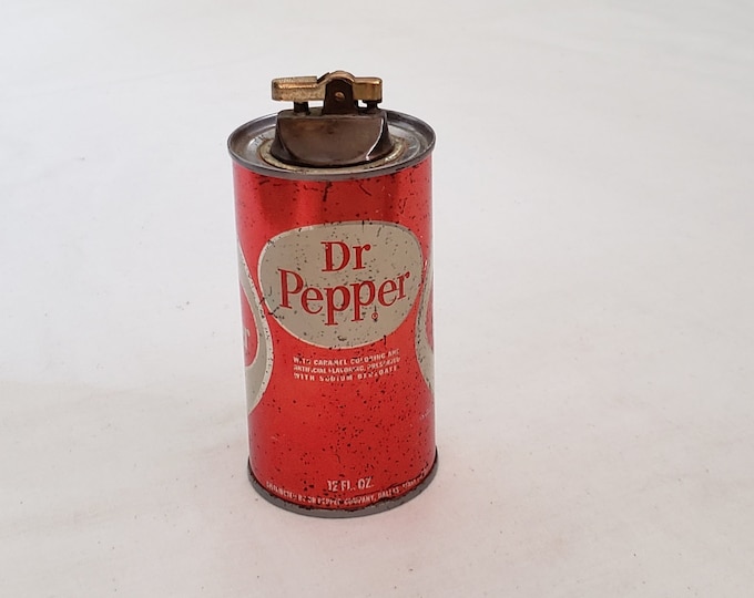 Dr Pepper Memorabilia Cigarette Lighter, Vintage 12 Oz. Can Size ...