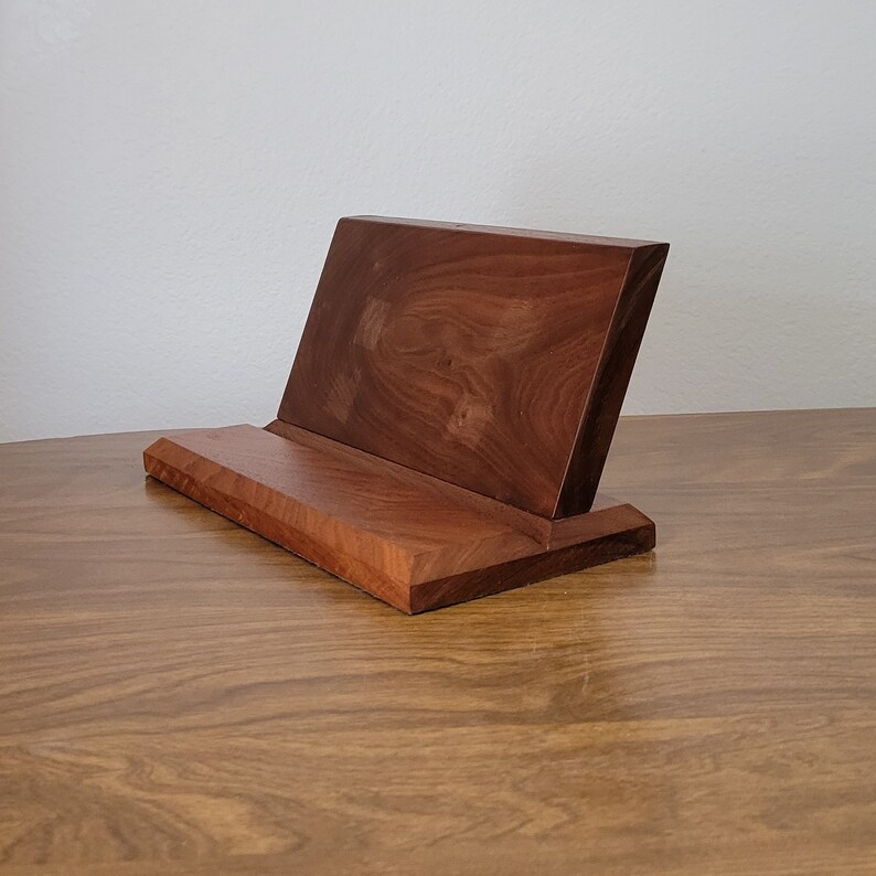 Solid Wood Device Stand Vintage Slanted Tablet Rest - Etsy
