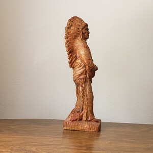 Native American Statue 16 Inches Tall North American Indian - Etsy