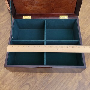 Vintage Wood Storage Box, Bombay Company 4 Compartment Keepsake Box - Etsy