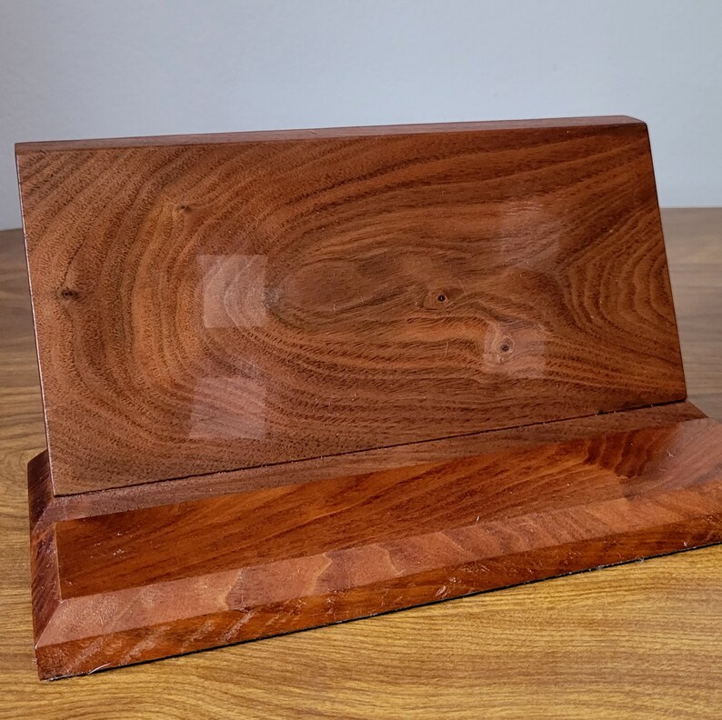 Solid Wood Device Stand Vintage Slanted Tablet Rest - Etsy