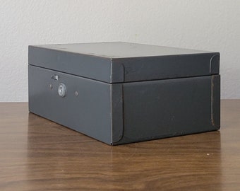 Grey Metal Box - Etsy
