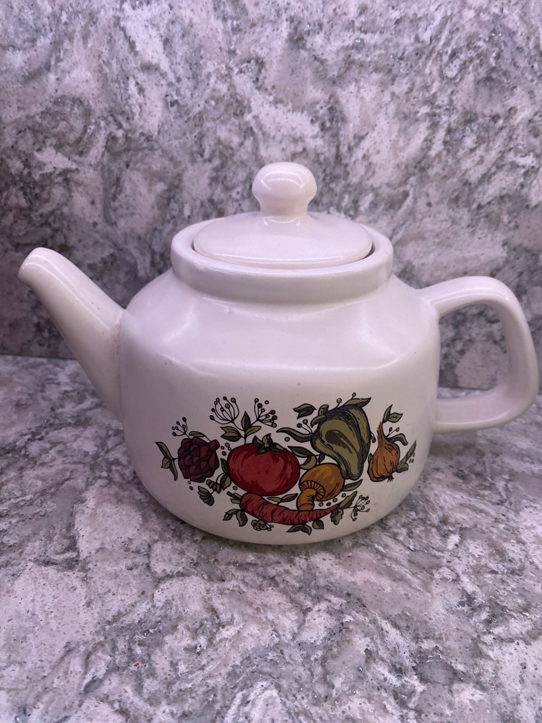 Vintage Mccoy Mushroom Vegetables 103 Teapot. - Etsy