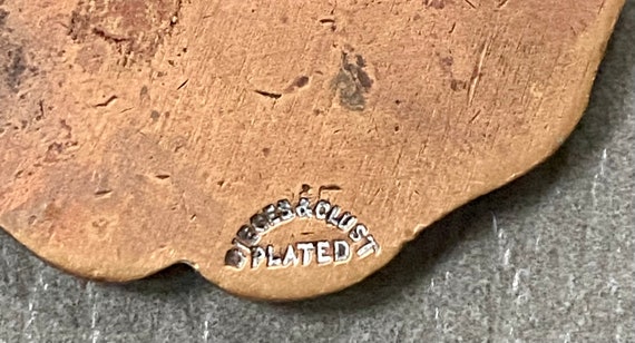 Antique Dieges & Clust Plated Copper Runner Medallion… - Gem