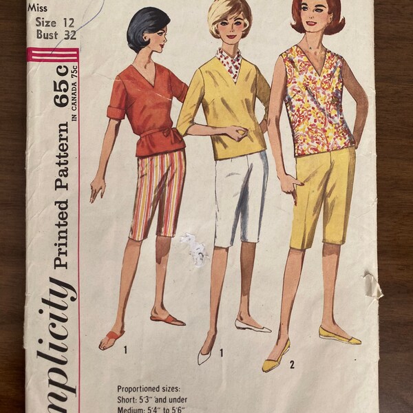 Capri Pants Pattern - Etsy