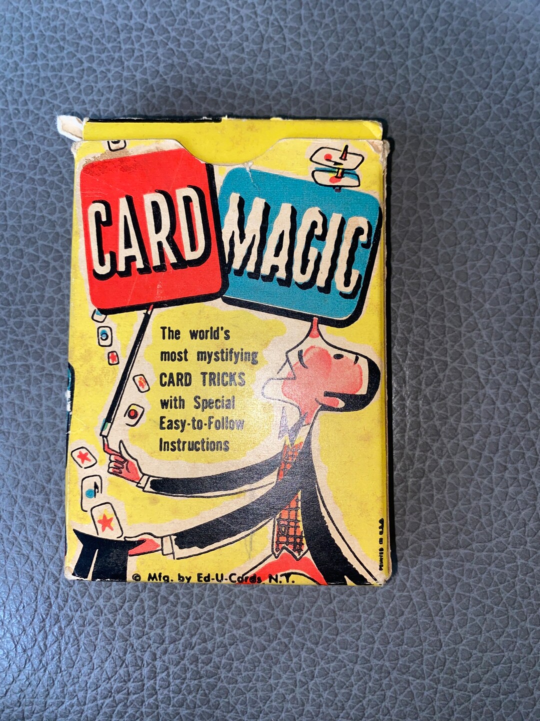 Vintage Ed-u-cards Card Magic Cards W/instructions - Etsy